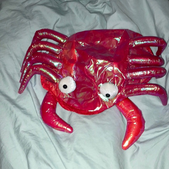 Other | Red Shiny Decorative Crab Hat | Poshmark